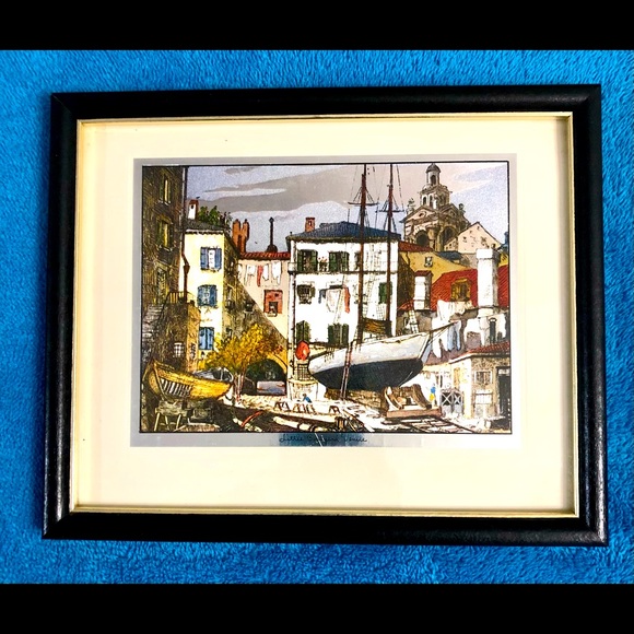 Lionel Barrymore | Art | Signed Vintage Lionel Barrymore Multi Colored ...